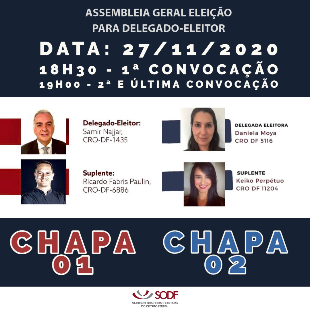 ASSEMBLEIA GERAL ELEIÇÃO PARA DELEGADO-ELEITOR – Presencial e On-line ...