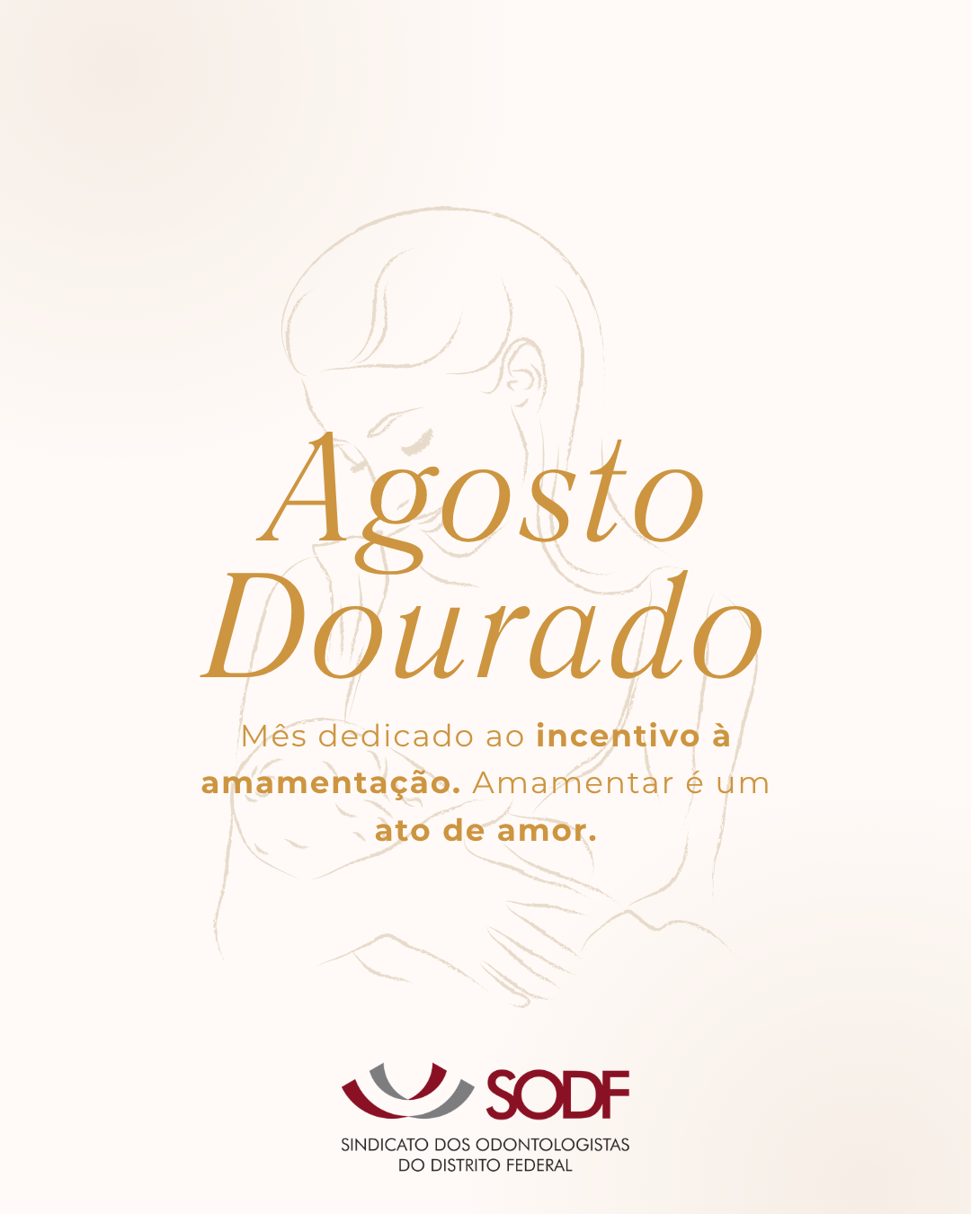 Agosto Dourado: amamentação é aliada também da saúde bucal | SODF